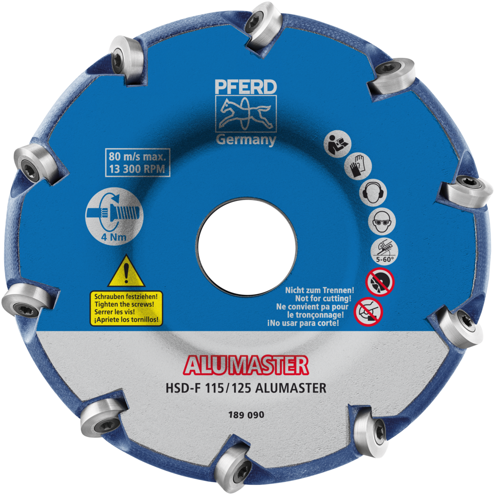 PFERD High Speed Disc ALUMASTER HSD-F 115/125 ALUMASTER | 129688